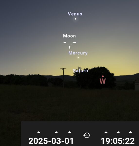 Ephémérides de mars 2025 – Société d'Astronomie Populaire de Limoges