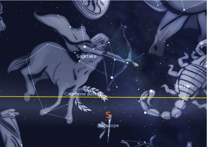 L’image du mois d’août 2012 : la constellation du Sagittaire – Société ...